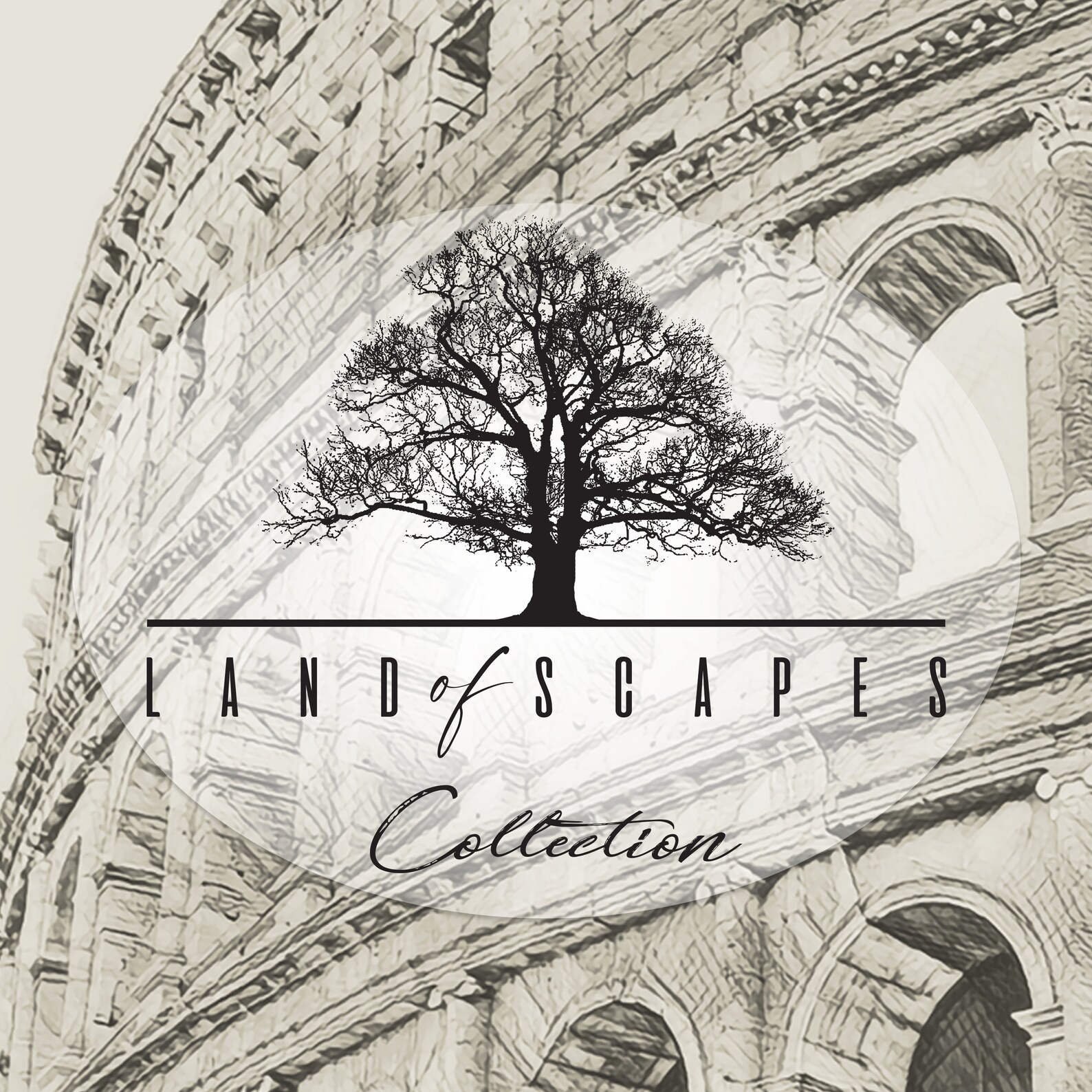 Vintage Look Roman Colosseum Art Antient Roman Structures Print Classic ...