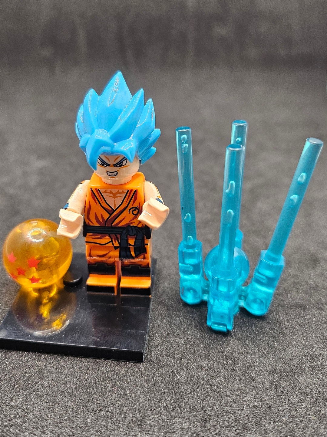 Dragon Ball Super. Super Saiyan Blue Goku Minifigure - Etsy