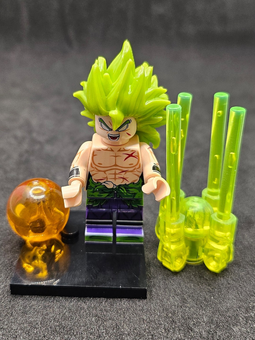 Dragon Ball Super. Super Saiyan 3 Broly Minifigure - Etsy