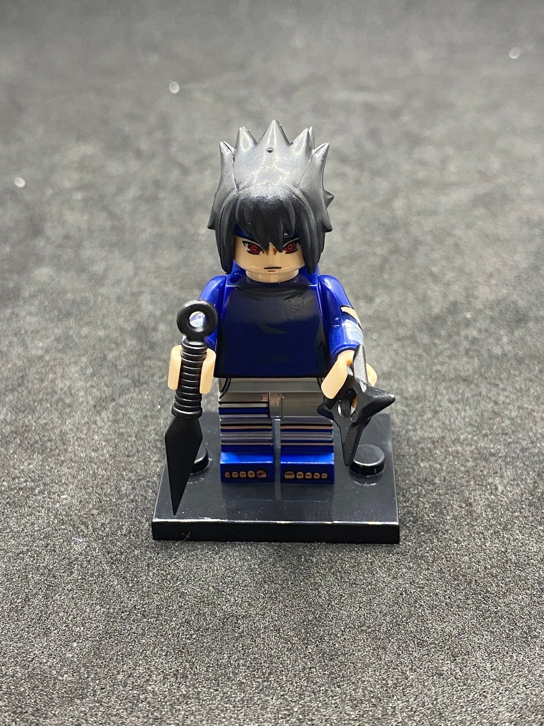 Naruto Uchiha Sasuke Minifigure - Etsy