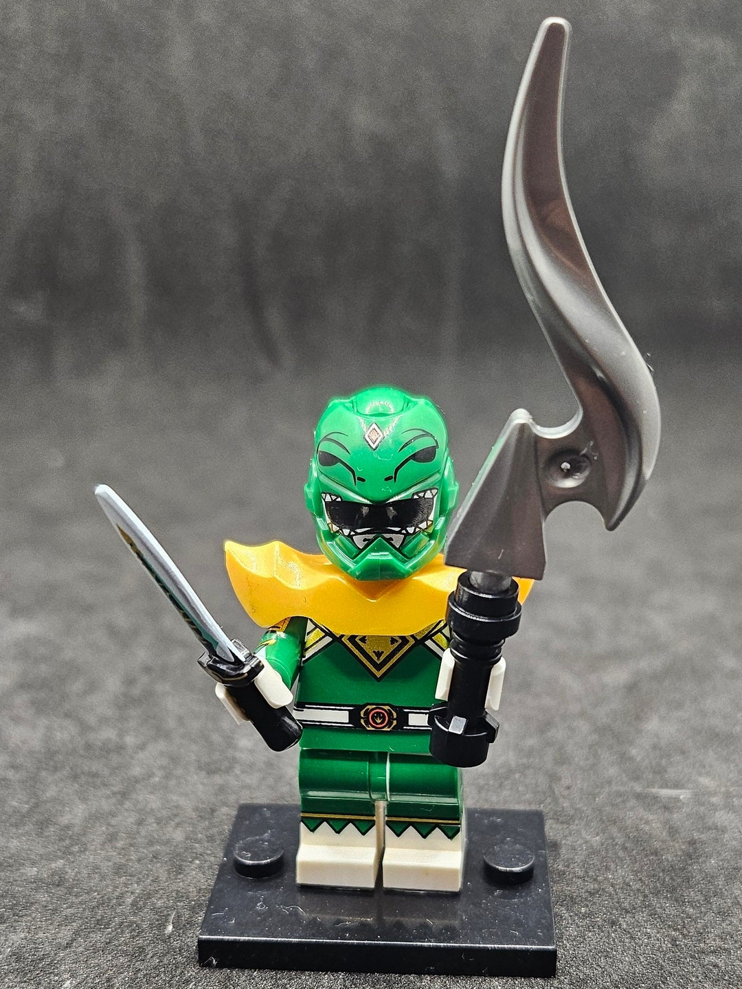 Power Rangers-green Ranger Custom Minifig - Etsy