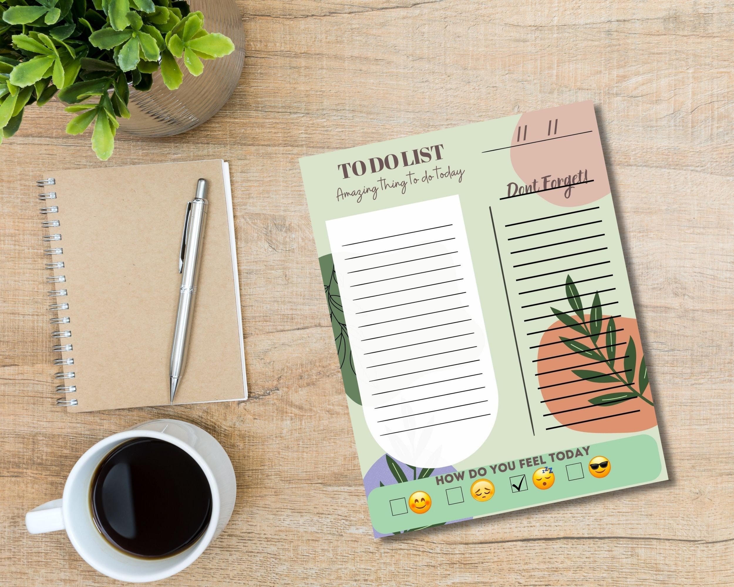 Printable to Do List,a4 and Us Letter Size Print at Home Task Checklist ...