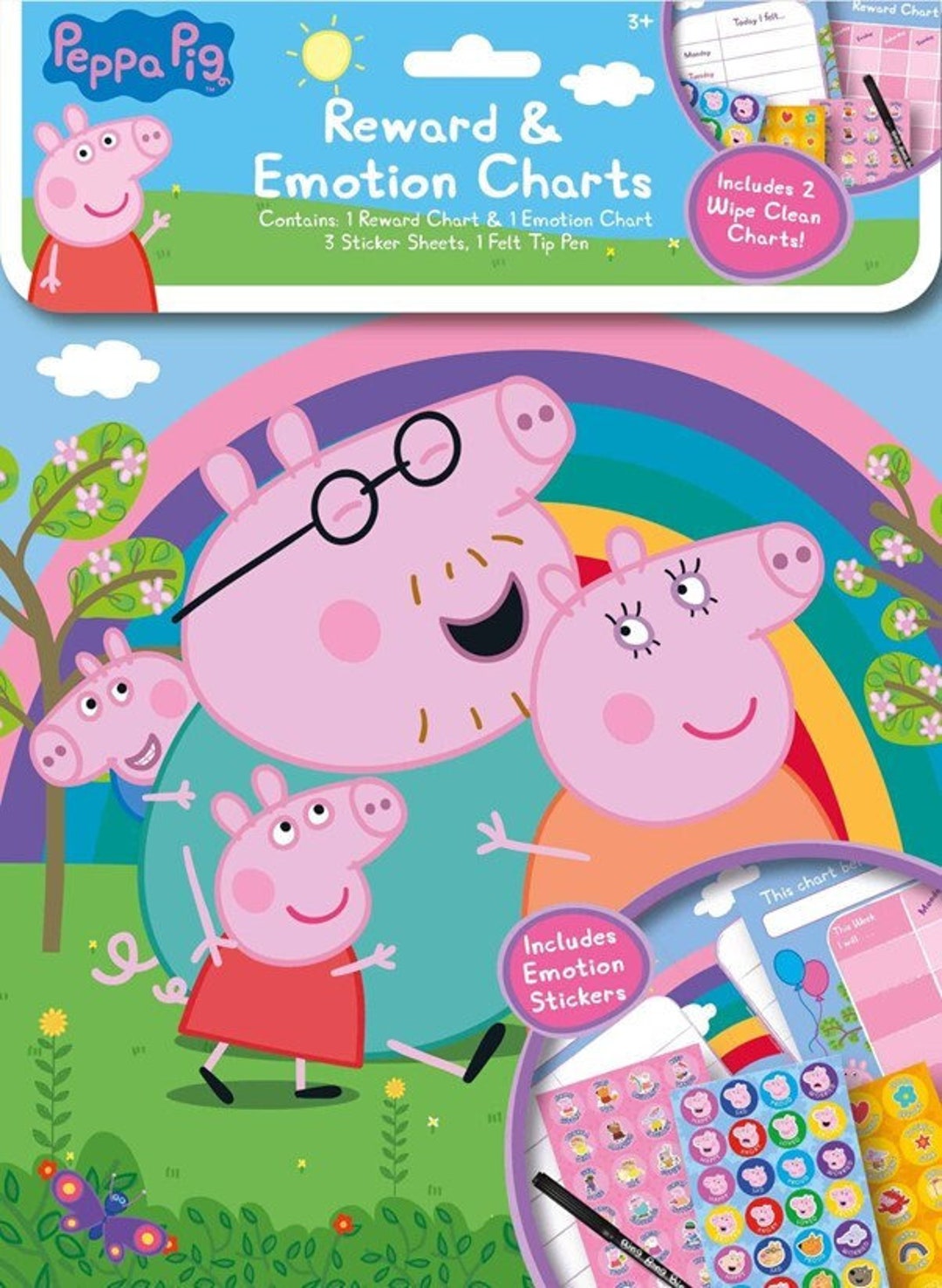 Peppa Pig Reward and Emotion Charts - Etsy