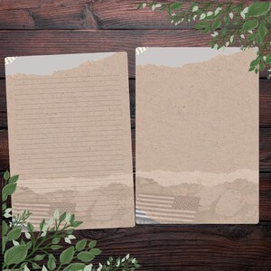 US Military Themed Stationary Army Letter Writing Paper Instant ...