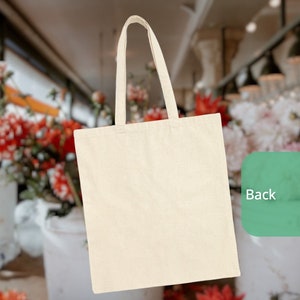 Flower Tote Bag Reusable Shopping Bag With Flower Design for Famers ...