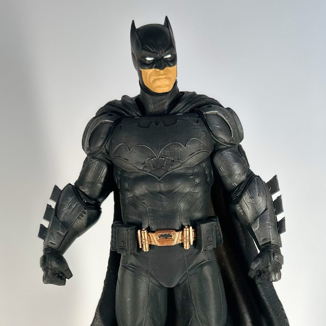 Batman 3D Printed Painted by Hand DC Figurine Fanart Collectible Statue ...