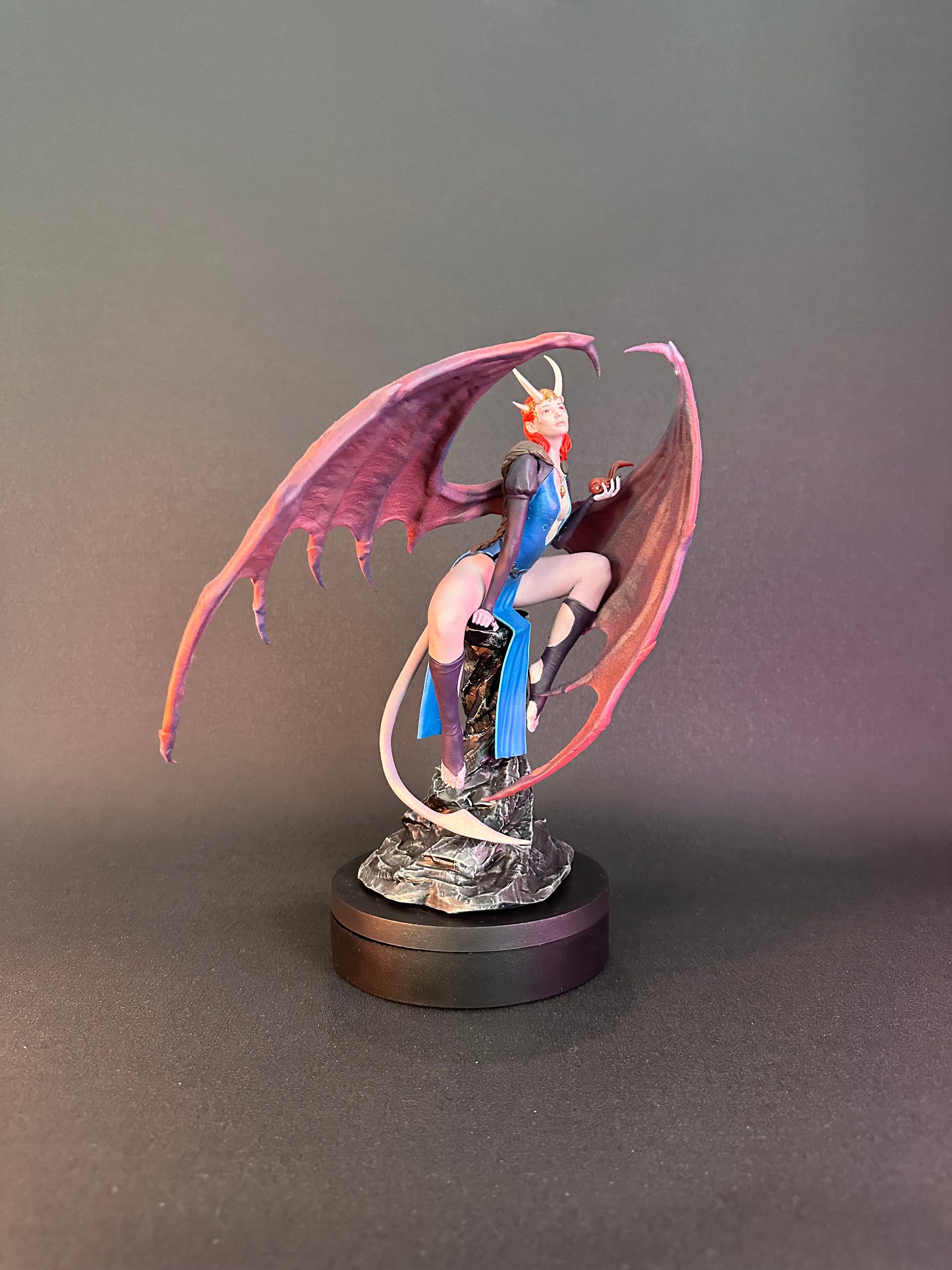 Mizora Statue 3D Printed Painted by Hand Baldur's Gate 3 Figure Fanart ...