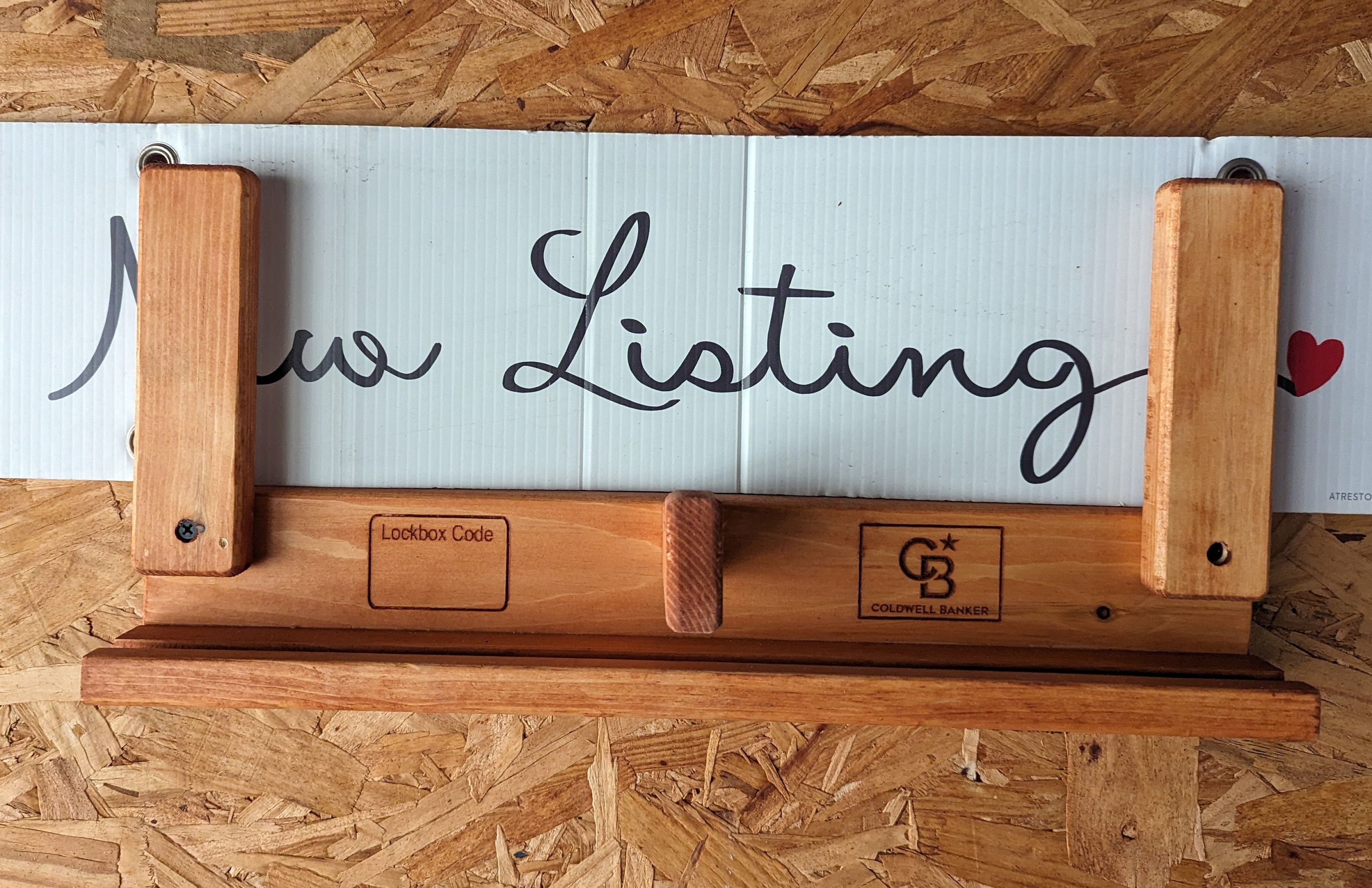 Real Estate Sign Organizer for Garage Organization. Sign Rider ...