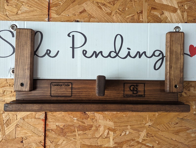 Real Estate Sign Organizer for Garage Organization. Sign Rider ...