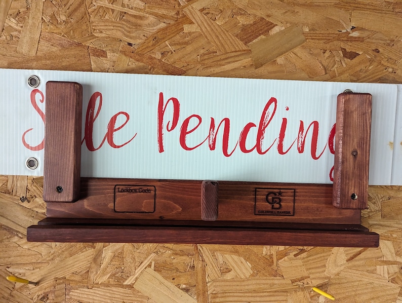 Real Estate Sign Organizer for Garage Organization. Sign Rider ...