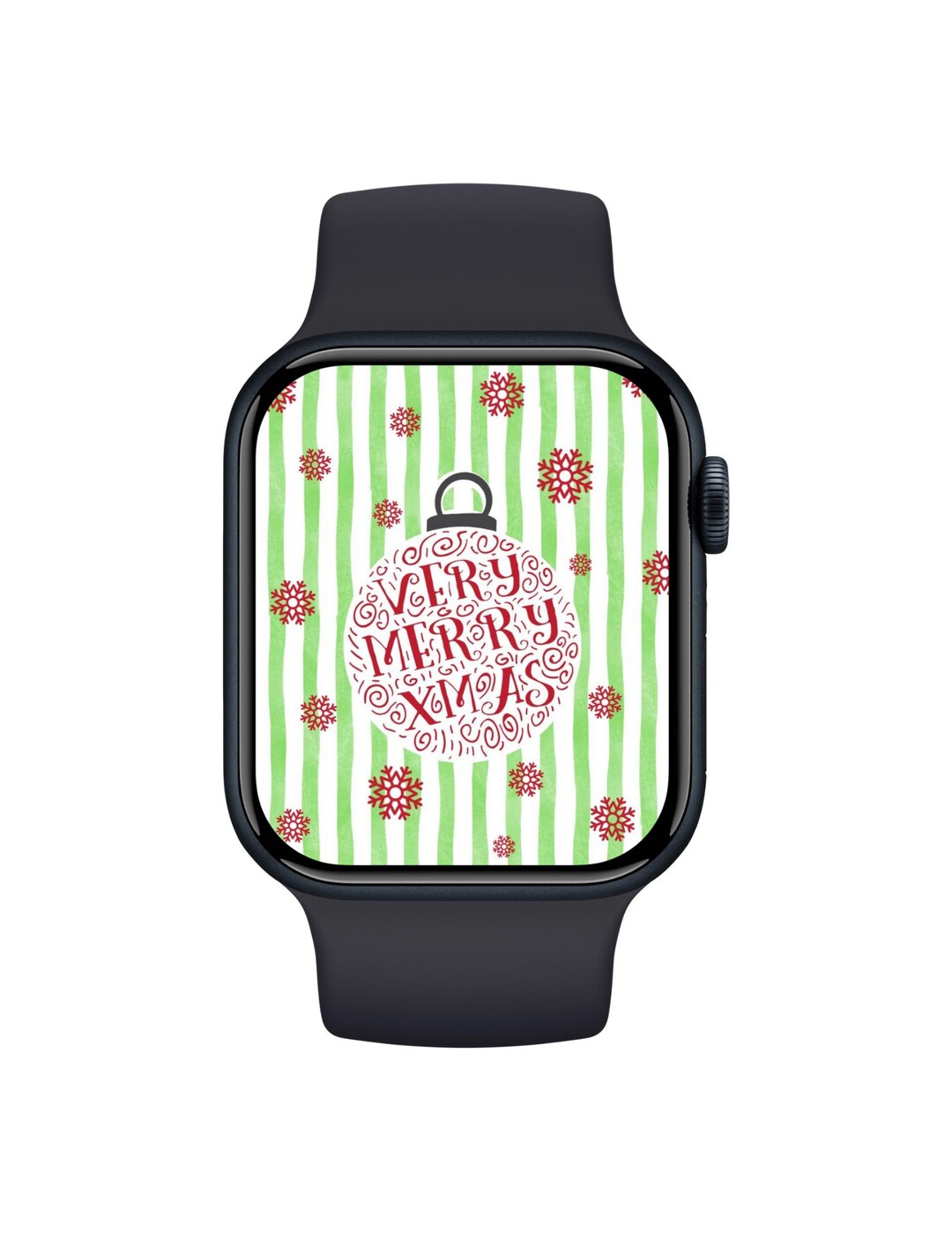 Christmas Apple Watch Wallpaper, Custom, Digital, Apple Watch ...