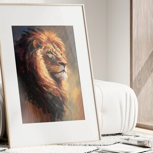 Lion of Judah Paint Print Jamaica Home Warming Gift for Pan African ...