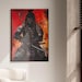 Yasuke Palette Painting Print Wall Art First Black Man in Japan Home ...