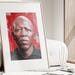 Julius Malema EFF Palette Knife Painting Print Wall Art Home Warming ...