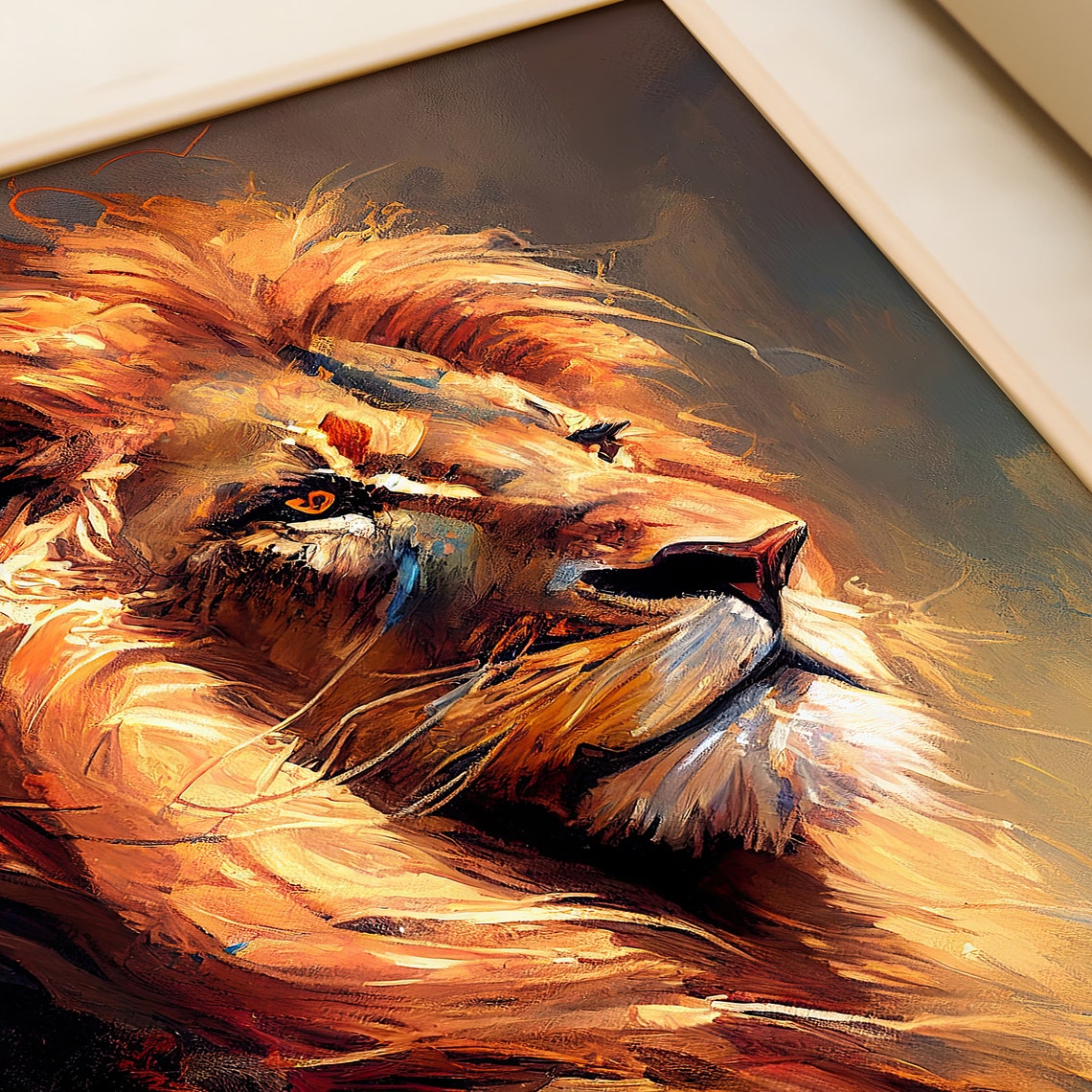 Lion of Judah Paint Print Jamaica Home Warming Gift for Pan African ...
