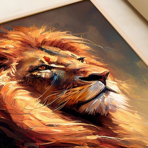 Lion of Judah Paint Print Jamaica Home Warming Gift for Pan African ...