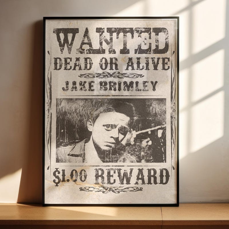 Wanted Poster - Etsy