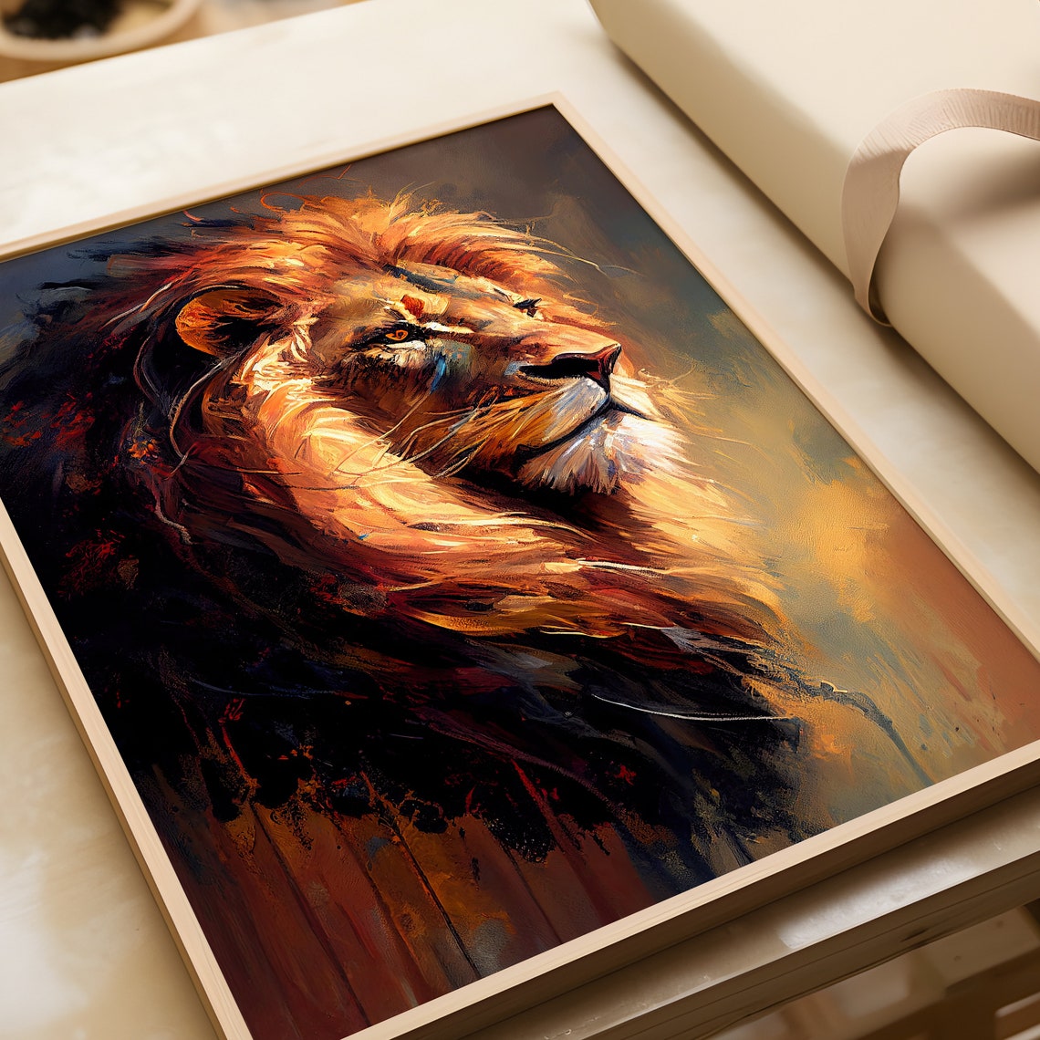 Lion of Judah Paint Print Jamaica Home Warming Gift for Pan African ...