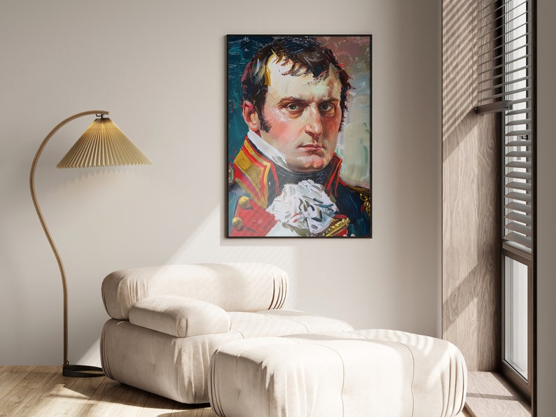 Napoleon Bonaparte Palette Painting Print Wall Art Home Warming Gift ...