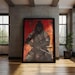 Yasuke Palette Painting Print Wall Art First Black Man in Japan Home ...