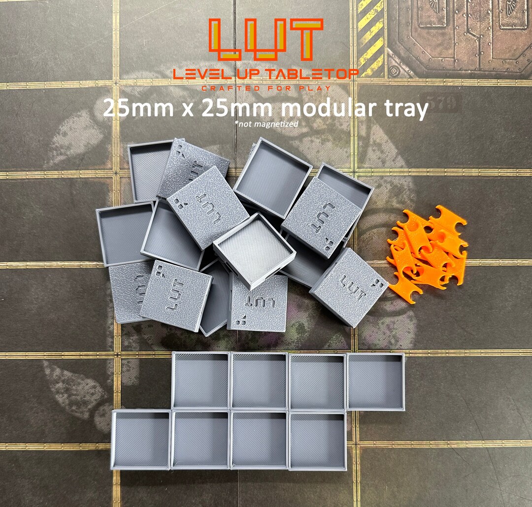 Modular Movement Trays for Miniatures Wargaming Build Your Own Size for ...