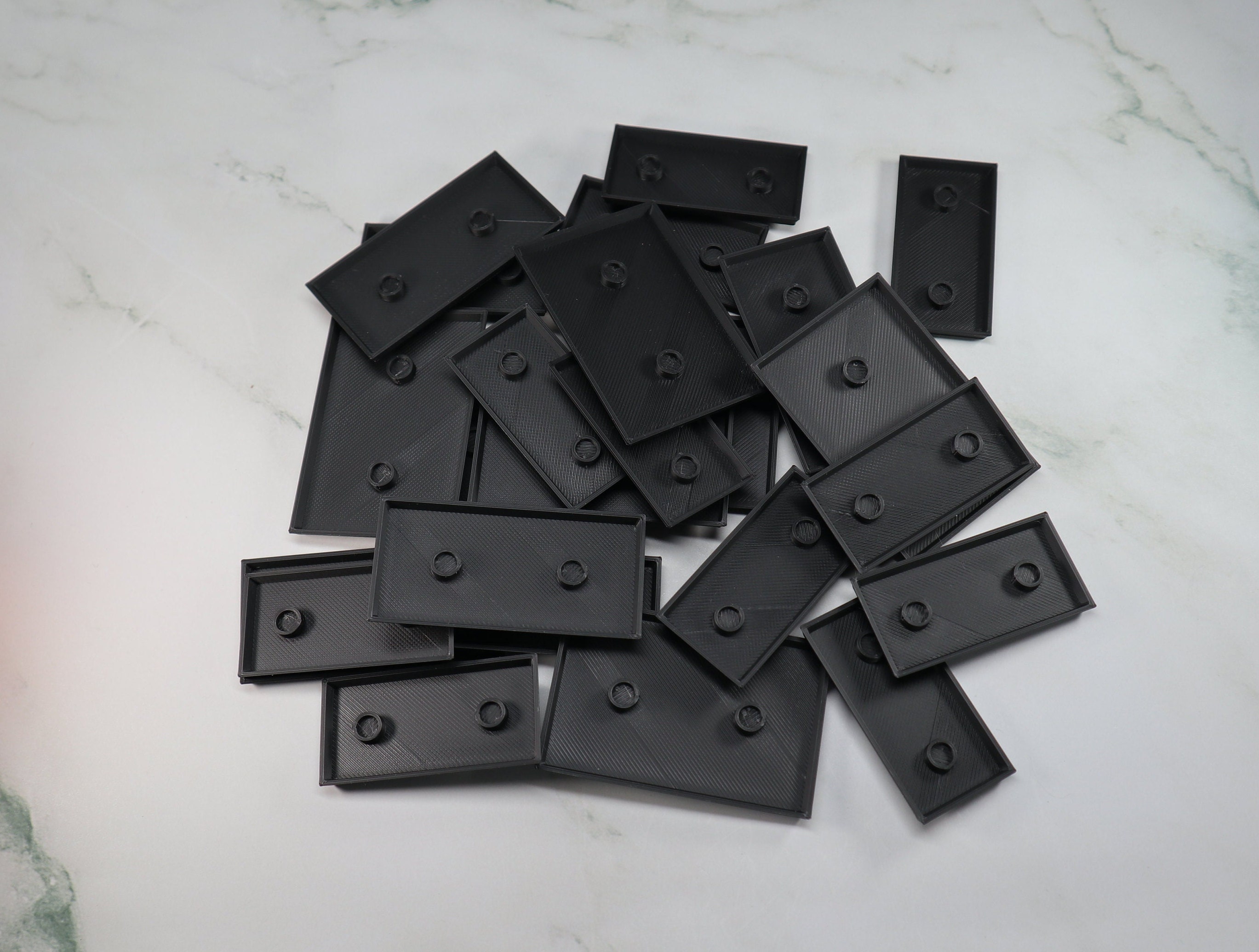 Wargaming Rectangular Bases - 25x50mm - 30x60mm - 40x60mm - 50x75mm ...