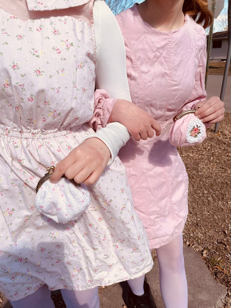 Handmade Vintage Inspired Coin Purse 'rosebud' - Part of the Secret ...