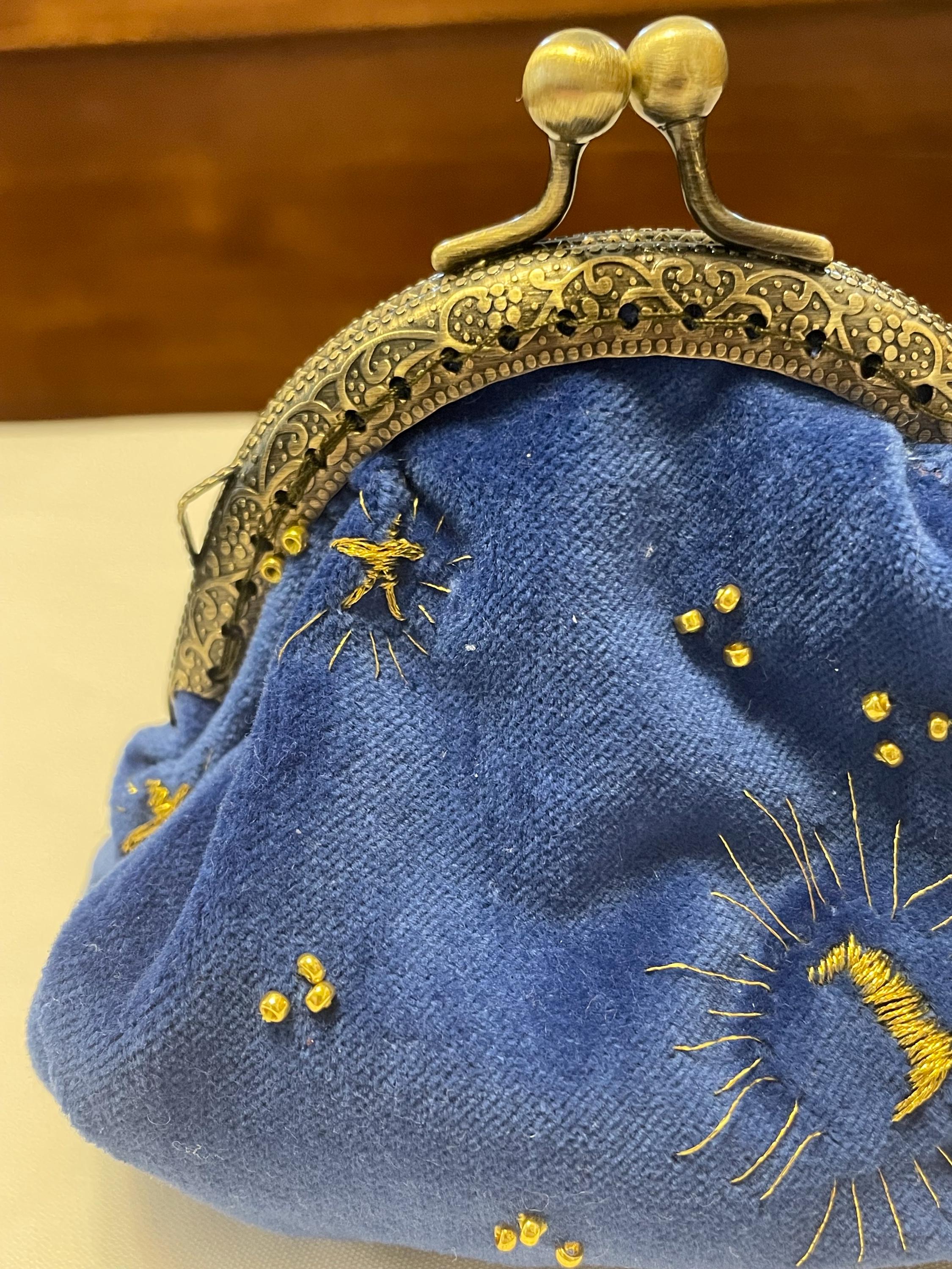 Handmade Vintage Inspired Coin Purse 'celeste' - Part of the Whimsical ...
