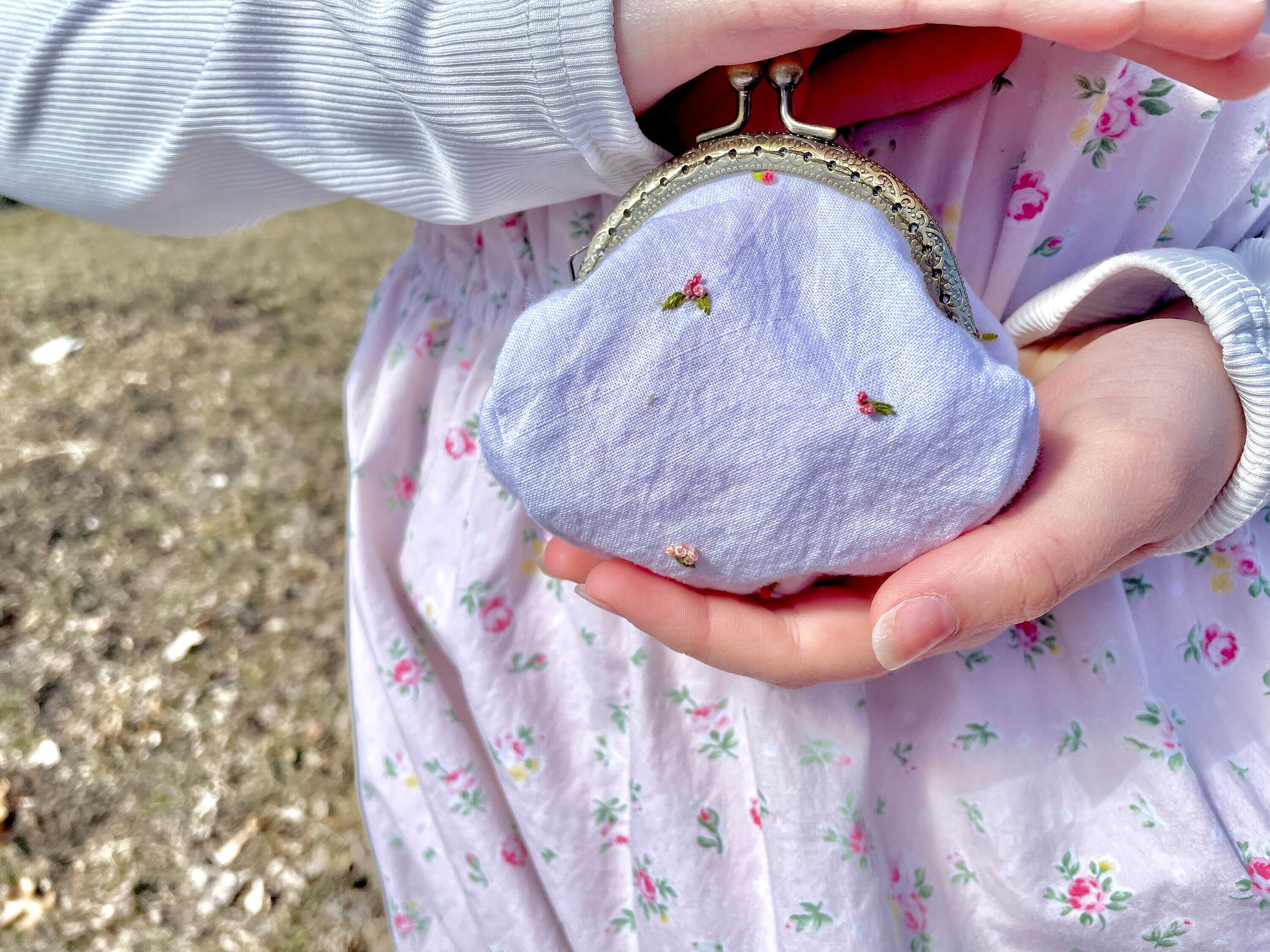 Handmade Vintage Inspired Coin Purse 'rosebud' - Part of the Secret ...