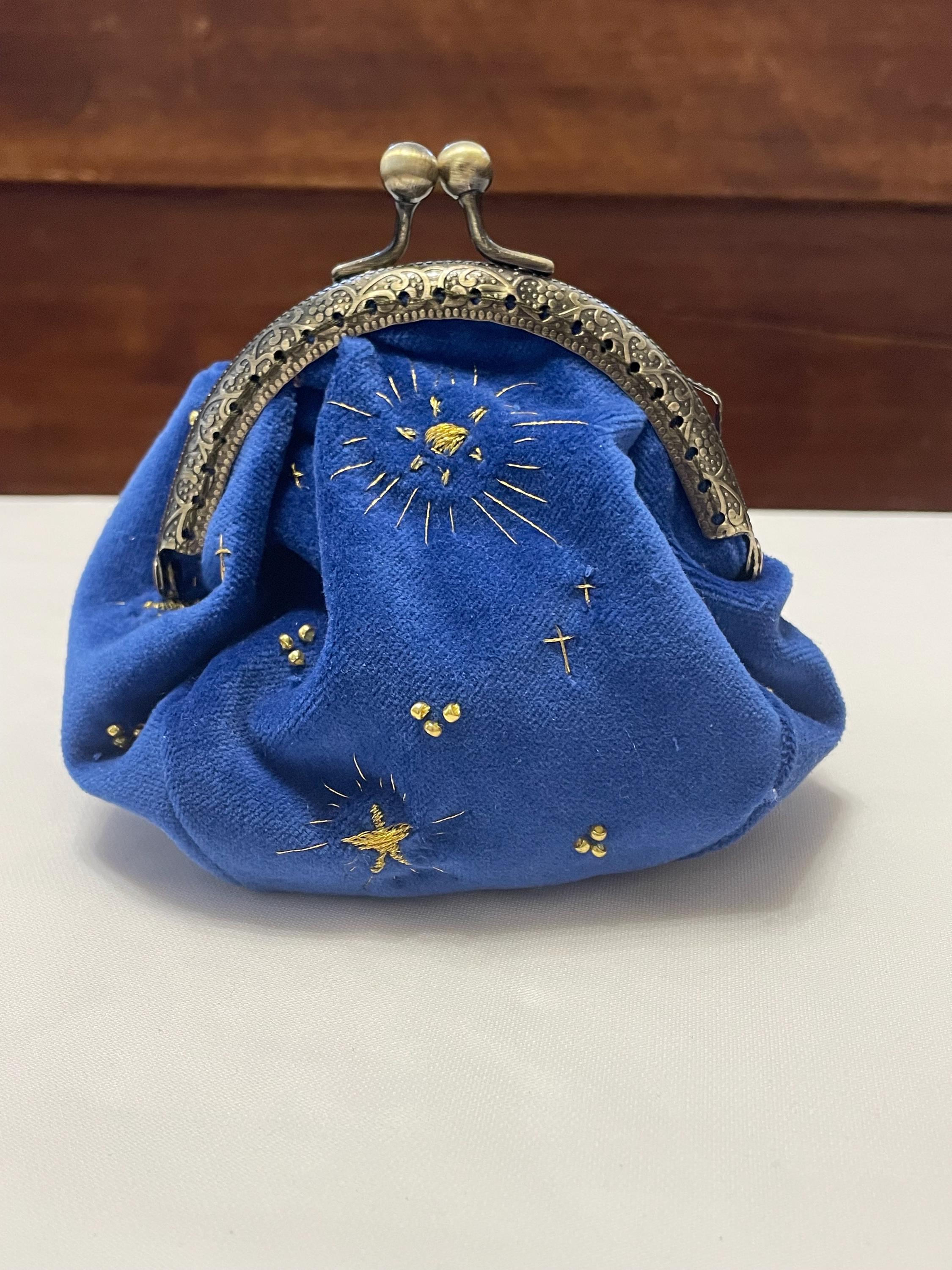 Handmade Vintage Inspired Coin Purse 'celeste' - Part of the Whimsical ...