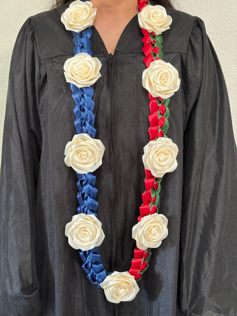 Personalized Country Lei Personalized School Colors Graduation Lei ...