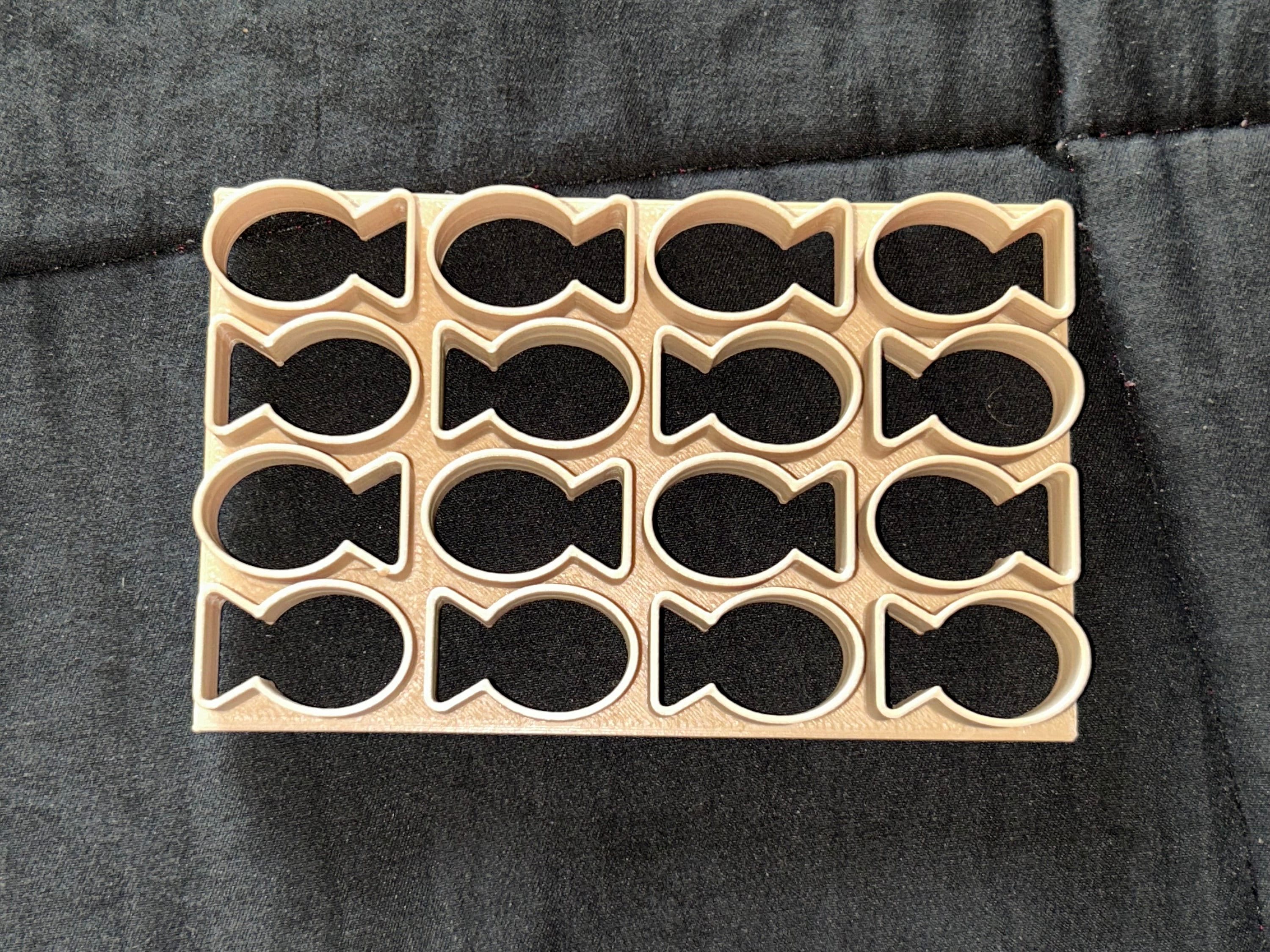 Gold Fish Cracker Cutter 3D Printed - Etsy