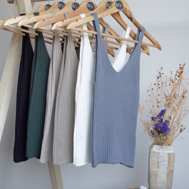 Knit Linen Top - Etsy