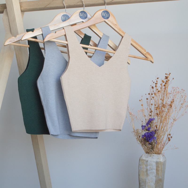 Knit Crop Top - Etsy