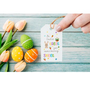 Somebunny Sweet Printable Easter Gift Tags, Digital Easter Gift Tags ...