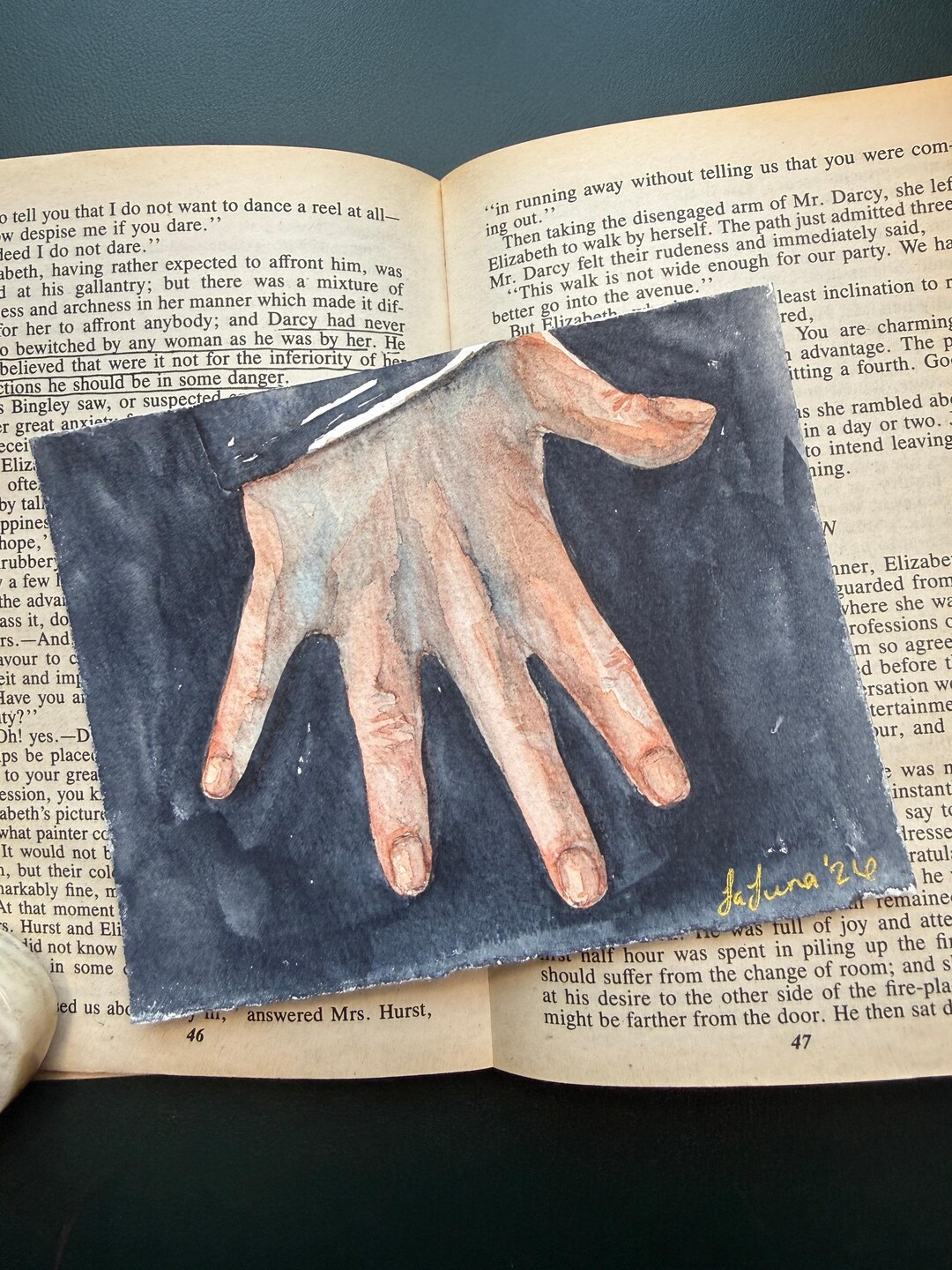 Hand Flex Original Watercolor - Etsy