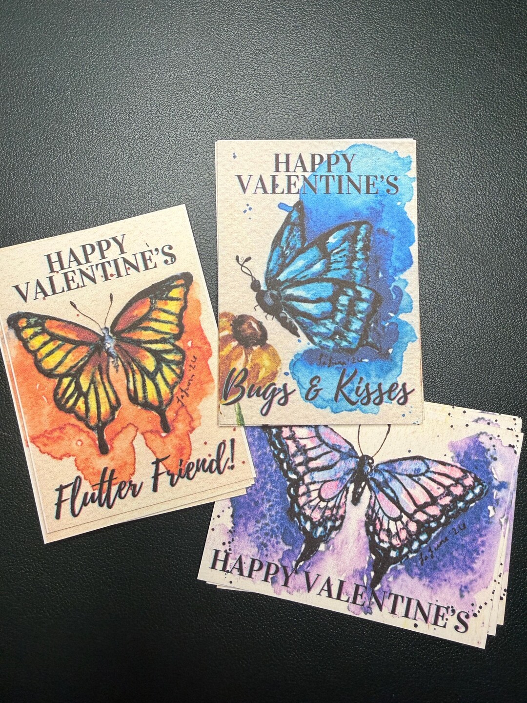 Bugs & Kisses Kids Valentine Cards - Etsy