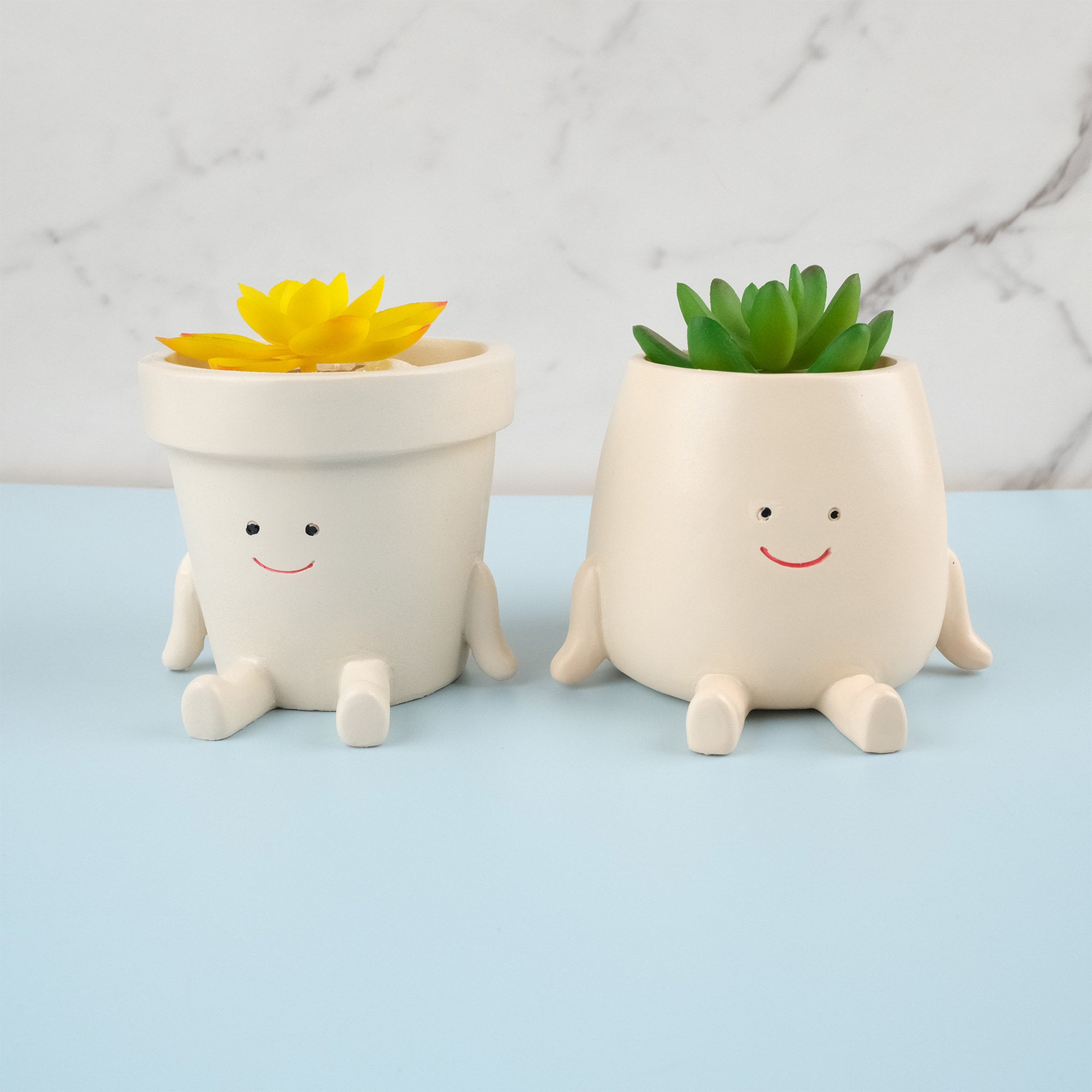 Smiley Flower Pots, Cute Flower Pots, Succulent Flower Pots, Gifts for ...