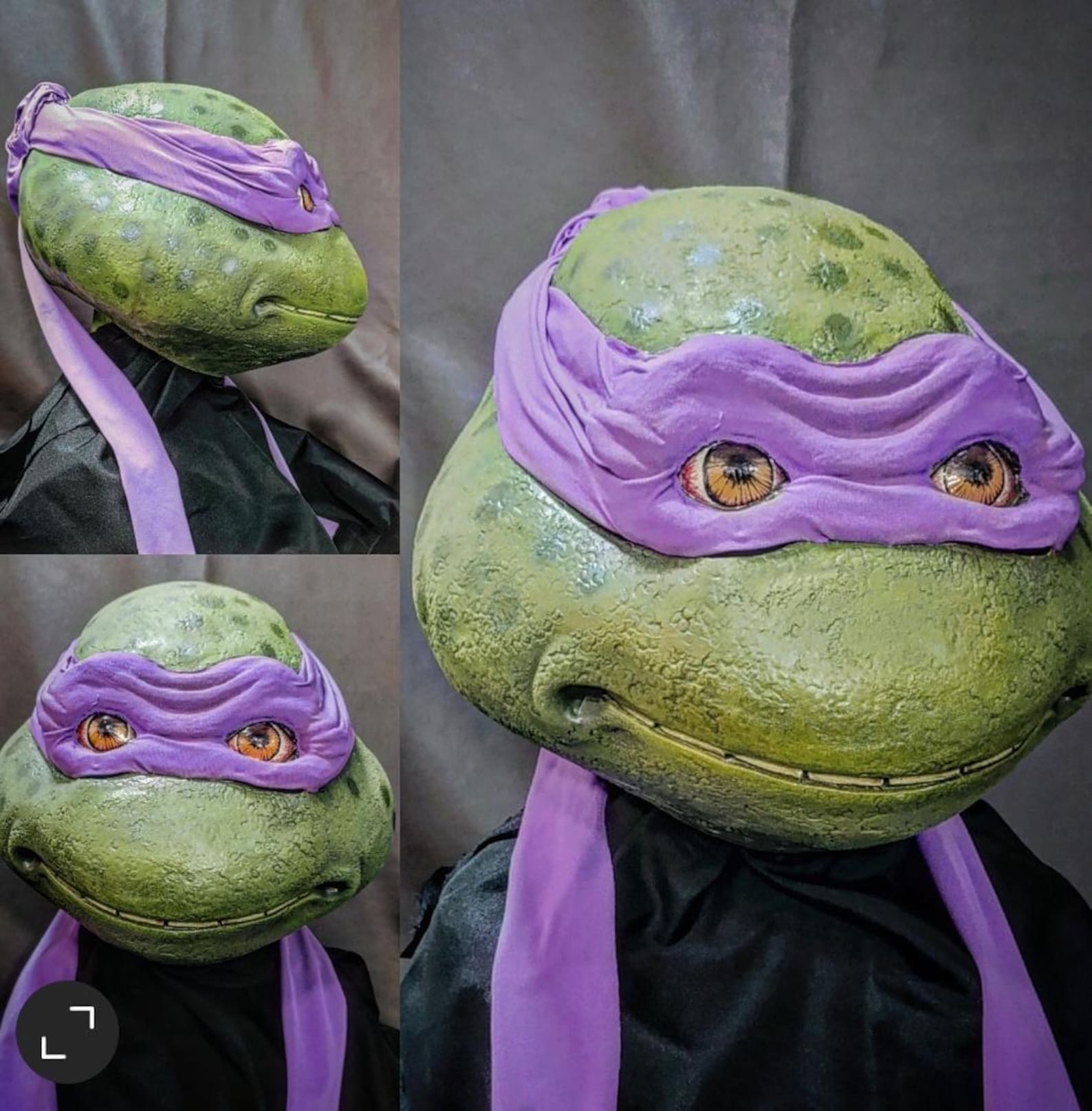 Turtles Ninja Latex Mask Donatello , Mask Ninja Turtle , Cosplay , Cosplayer, Movie,mask ...