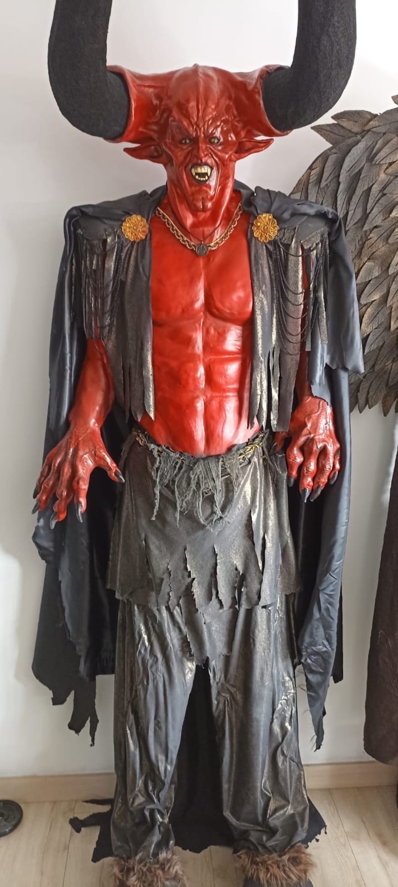 Costume Legend Demon Suit Deluxe, Horror Movie, Halloween, Cosplay(mask ...