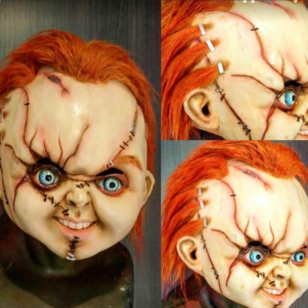 Chucky Latex Mask Deluxe /halloween /mask /chucky /cosplay /terror /gif ...