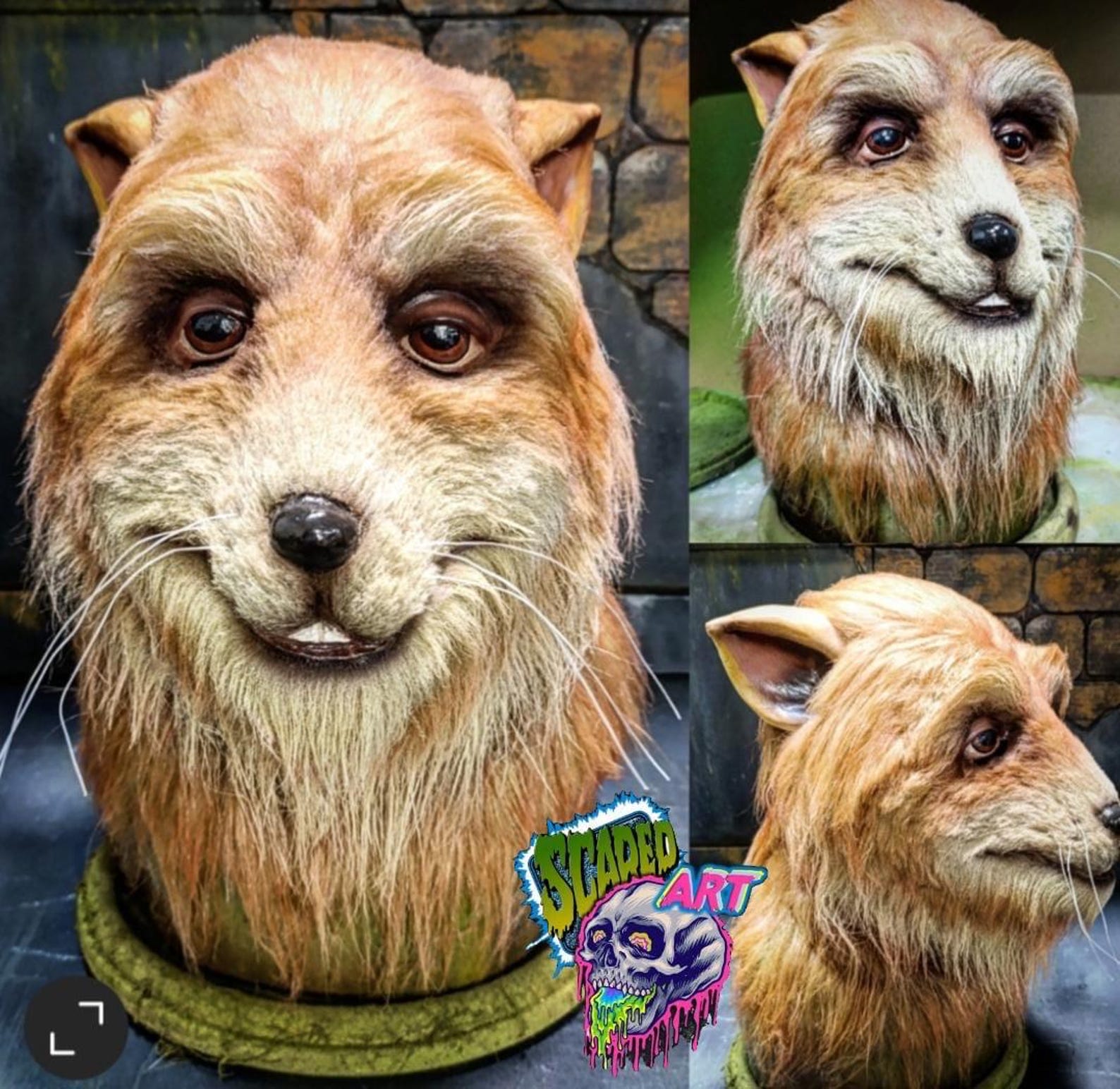 Splinter Rat Turtles Ninja Mask Deluxe /movie, Cosplay, Costume ...
