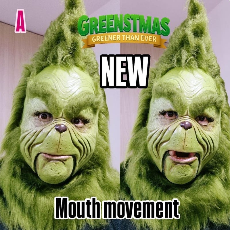 Grinch Live Movie Costume - Etsy Canada