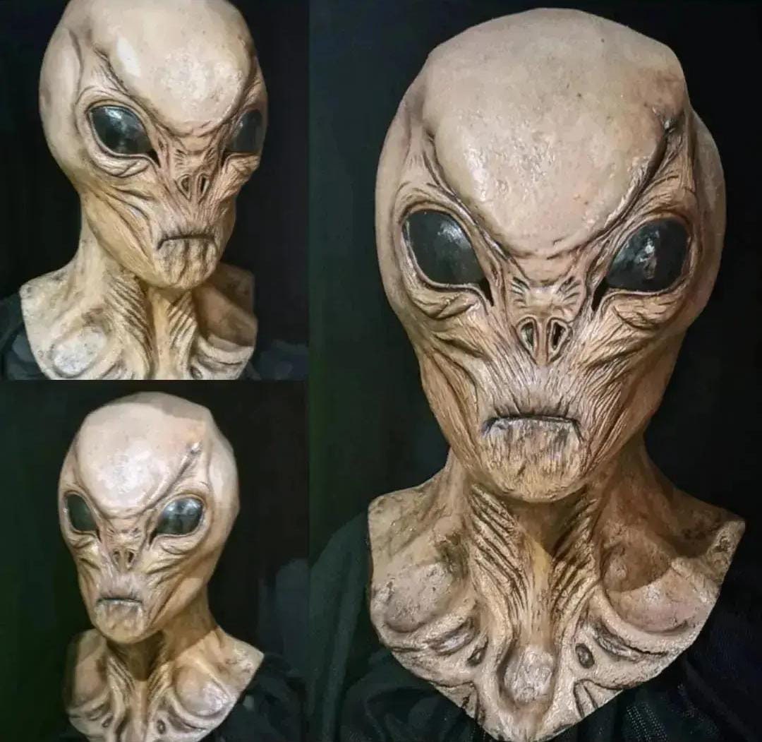 Alien Latex Mask, Alien, Deluxe, Ralistic - Etsy