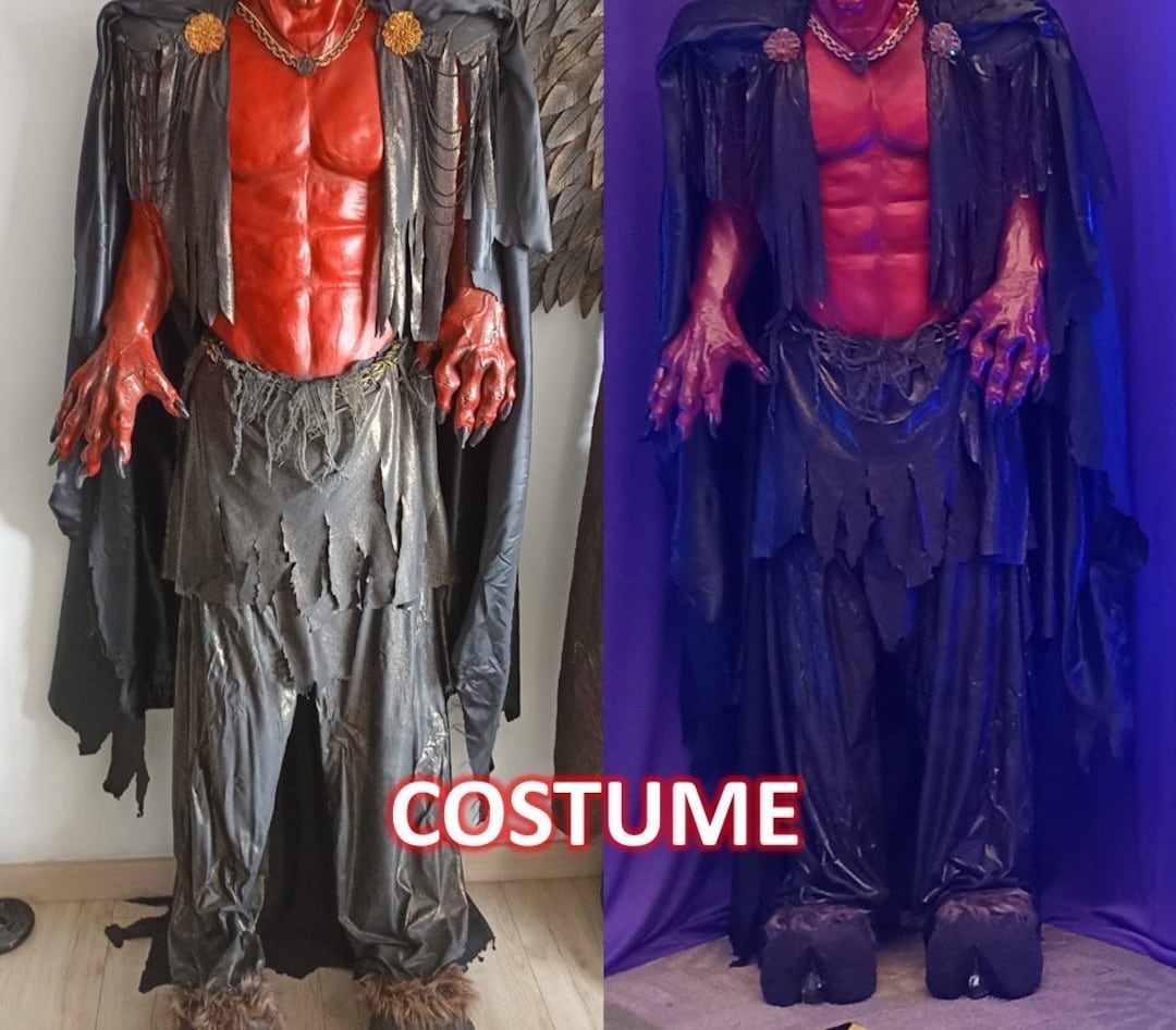 Costume Legend Demon Suit Deluxe, Horror Movie, Halloween, Cosplay(mask ...