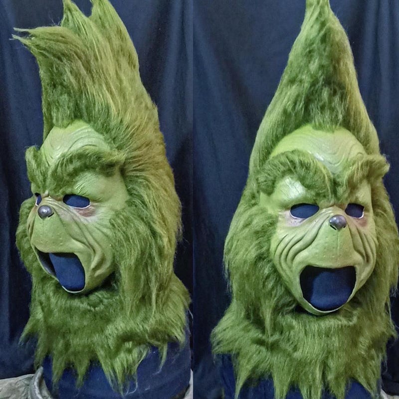 Grinch Mask - Etsy