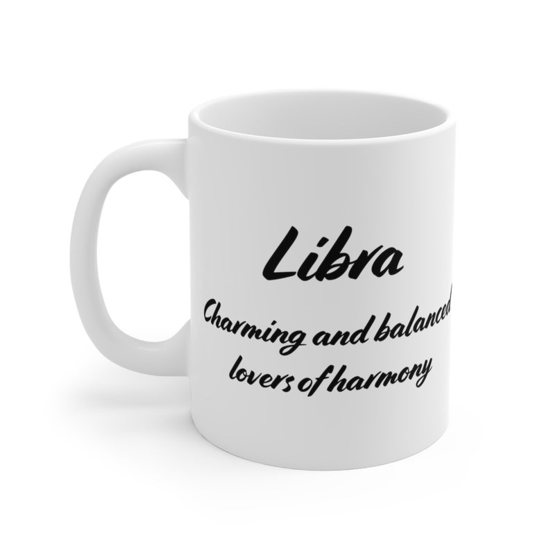 Libra Coffee Mug 11oz, Zodiac Sign Mug, Libra Gift, Astrology, Zodiac ...
