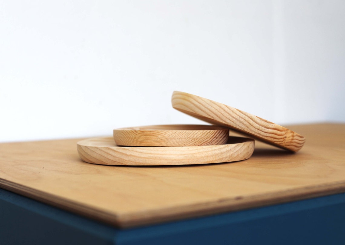 Pine Wooden Plate Cheese Board Cold Cuts Board Kitchen Utensil Craft ...