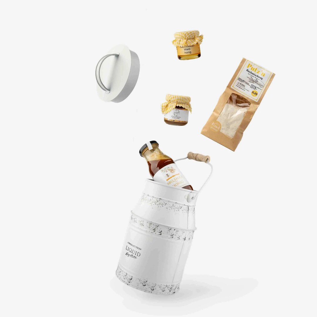 Austrian Gift Box "alpenglück - Kleiner Glockner" in a Milk Jug | Gift ...