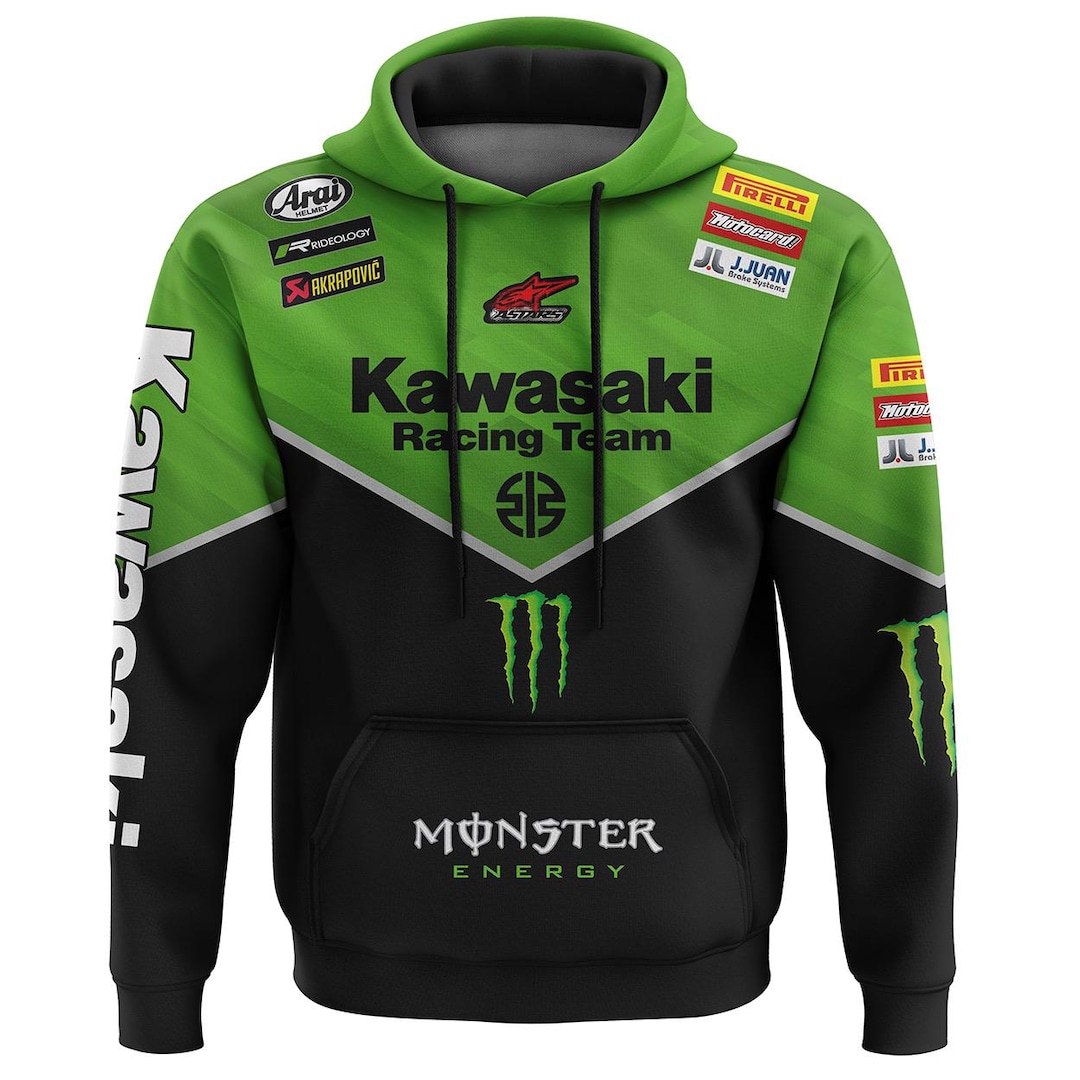 Kawasaki Racing Team Hoodie - Limited Edition, Sizes S to 5XL - Etsy
